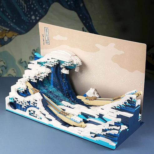 The Great Wave off Kanagawa Lego Set – PAP Art Store