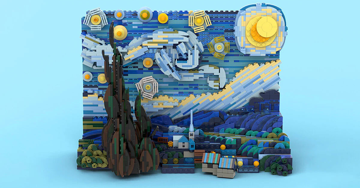 The Starry Night Lego Set – PAP Art Store